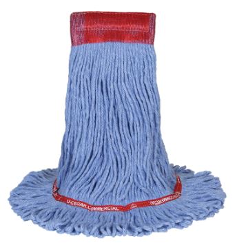Large Blue Shrinkless loop end Mop